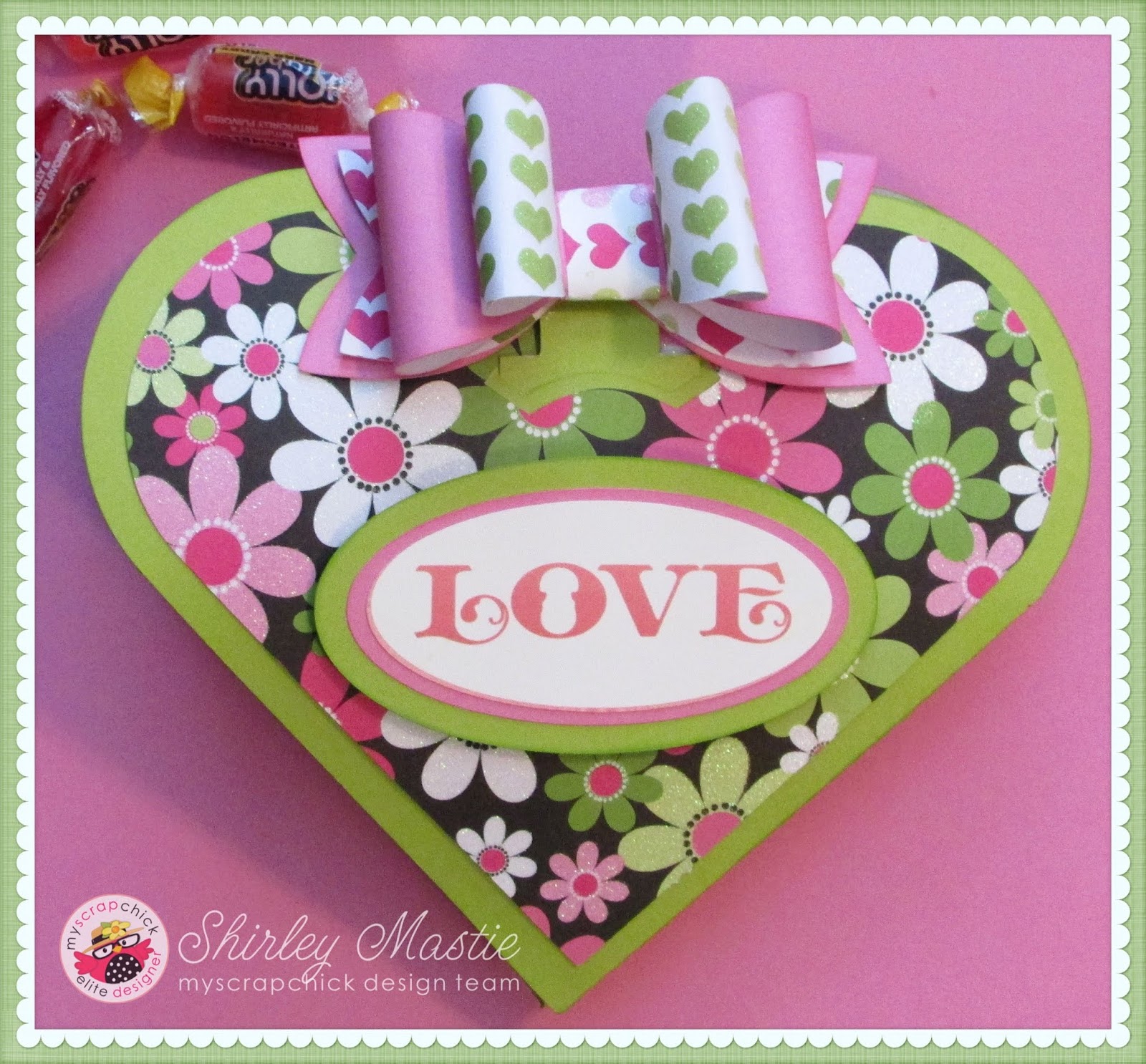 Puffy Heart Candy Gift Box - myscrapchick