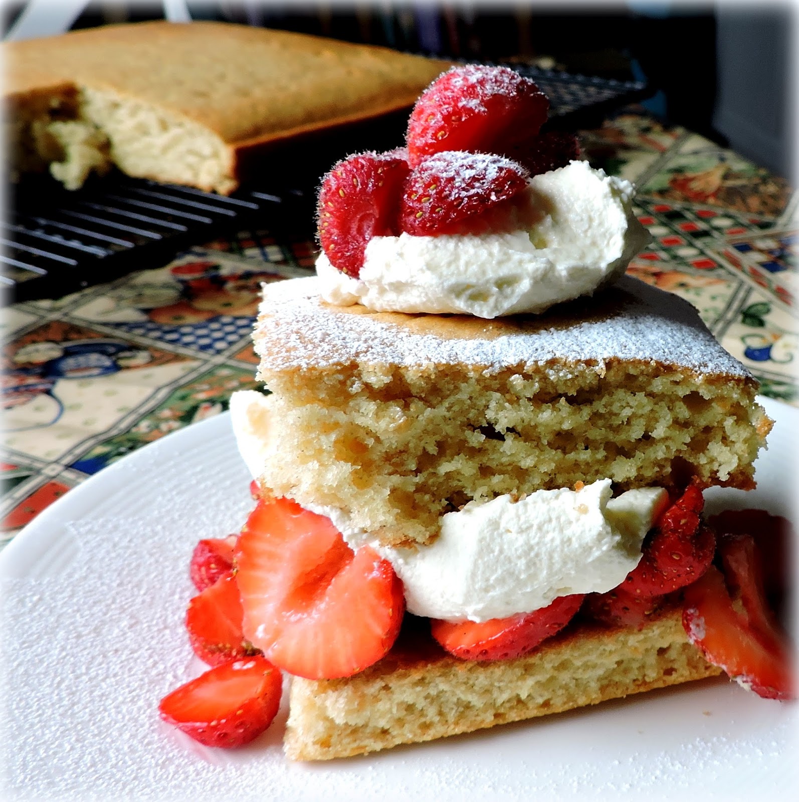 Lighter Strawberry Shortcake | The English Kitchen