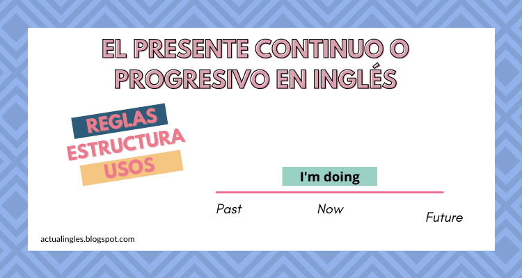Actual inglés: El presente progresivo o continuo en inglés