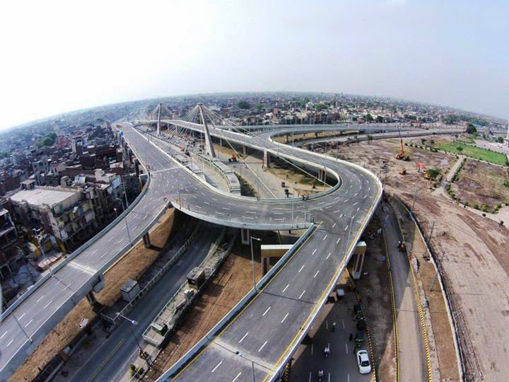 Lahore Funzone: New Azadi Chowk Flyover Lahore