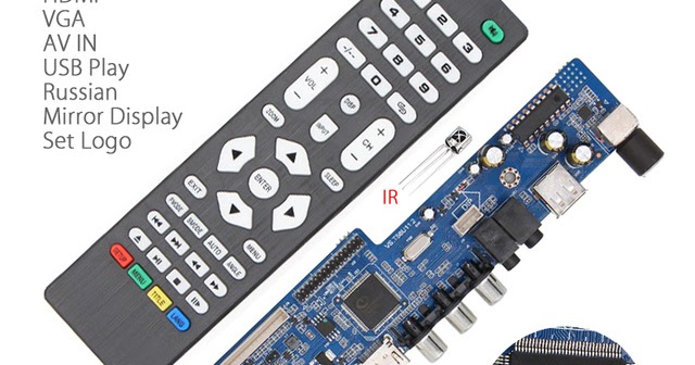 Vs.t56u11.2 Universal-LCD-Controller-Driver-Board-PCVGAHDMITVUSB ...
