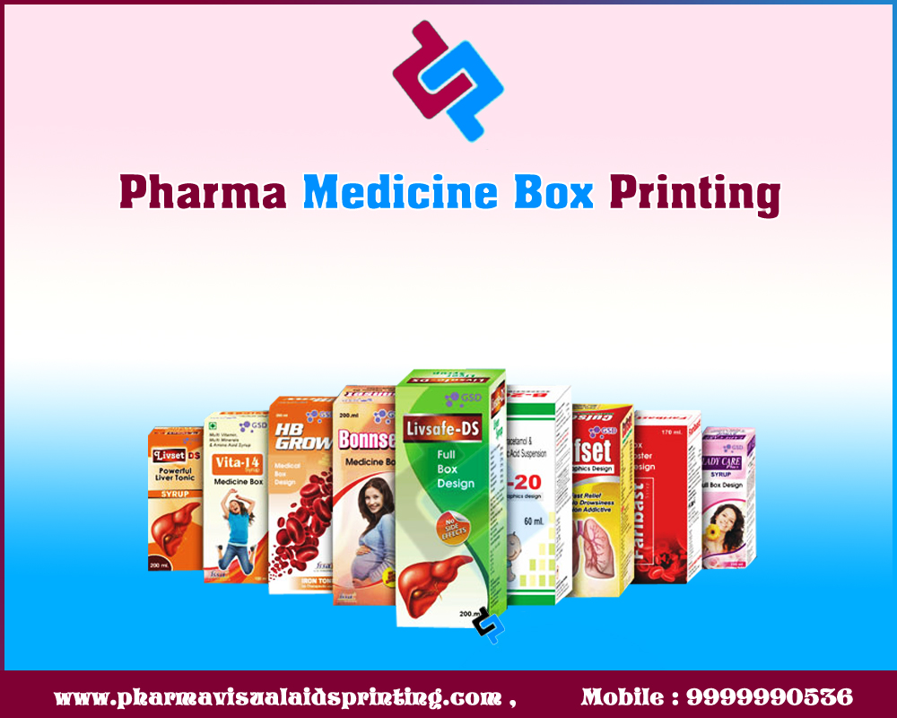 Pharma Medicine Box Printing.