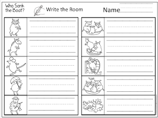 WHO SANK THE BOAT? WRITE THE ROOM ~ Book Units by Lynn