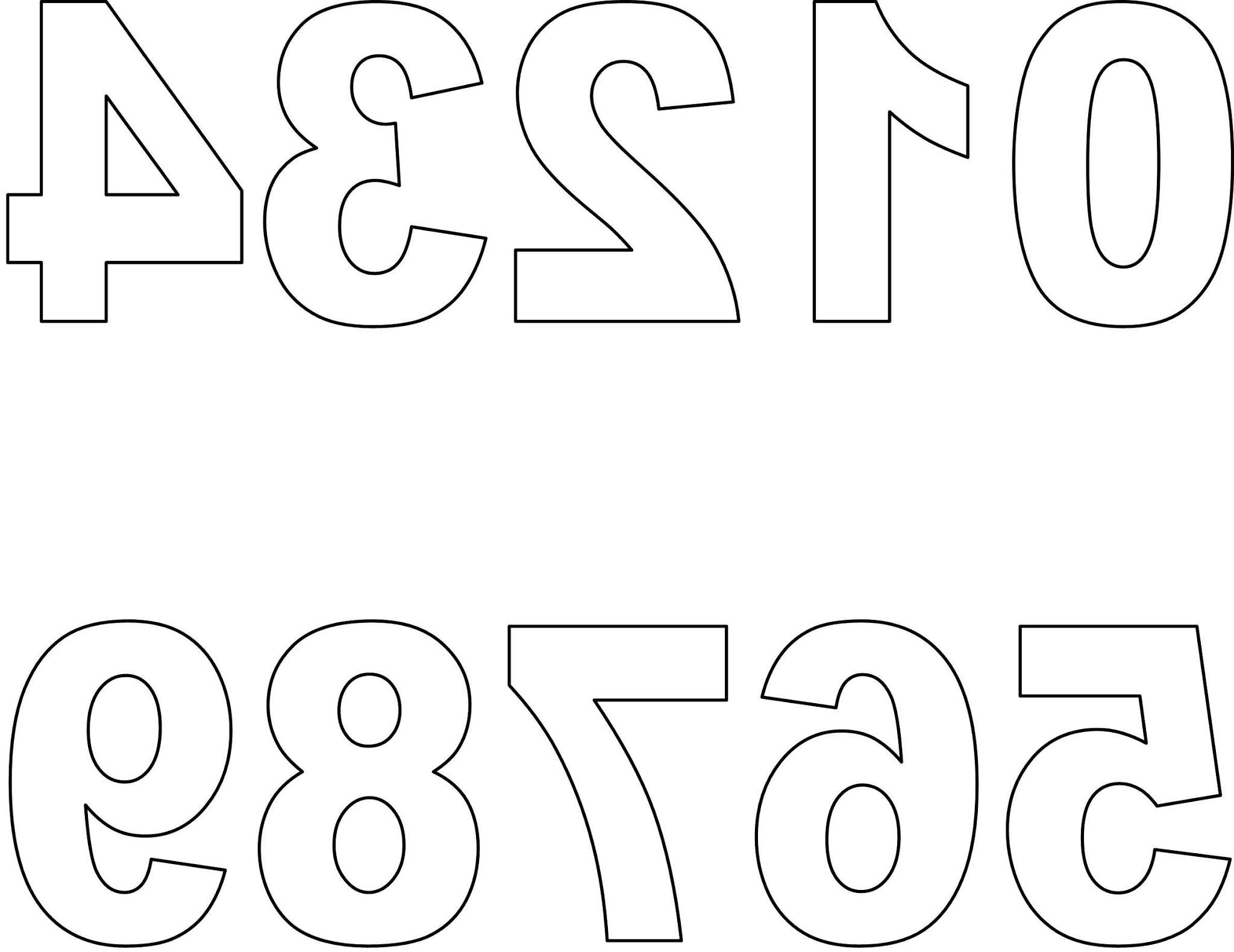 Block Letters And Numbers Font - Letter Format