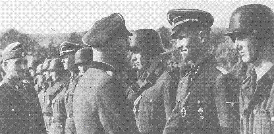 NAZI JERMAN: Foto Herbert Otto Gille, Komandan Divisi SS Wiking