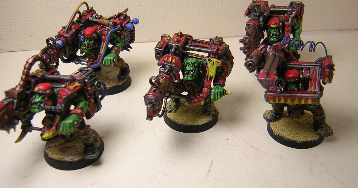 Warhammer 40k Orks (and more): Trying out some freebooterz lootas