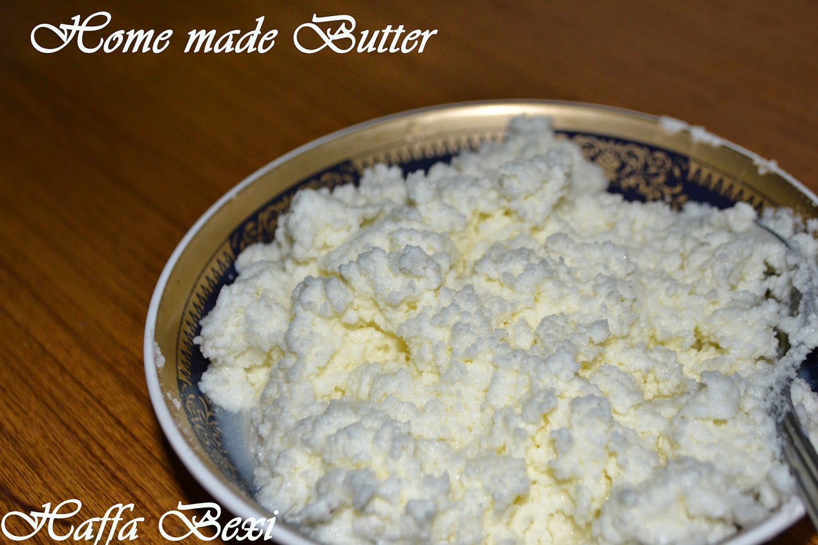 Home made Butter | Haffa's kitchen adventures