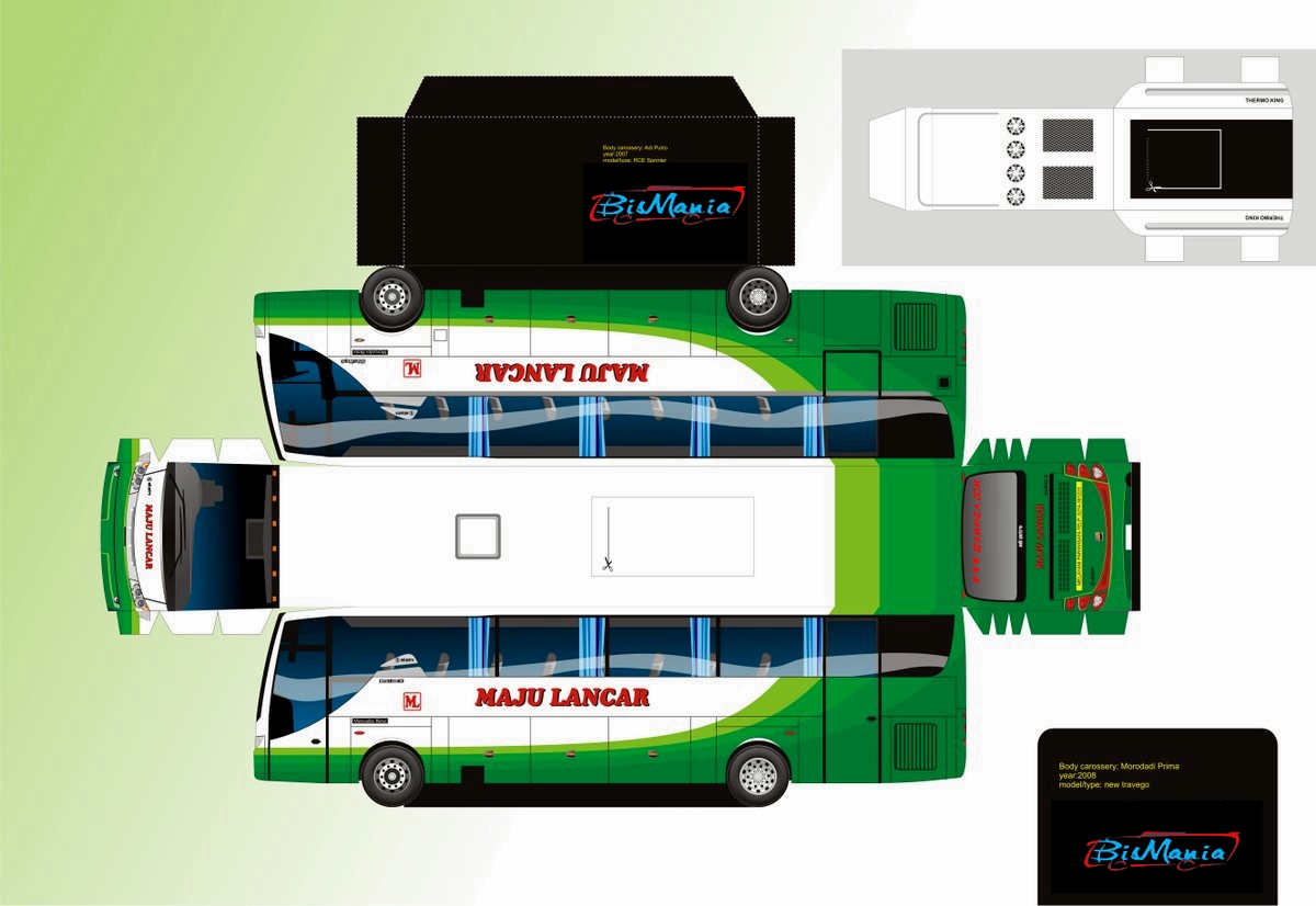 Papercraft Bus 3 | Big Resolution ~ RAILFANS and BUSMANIA