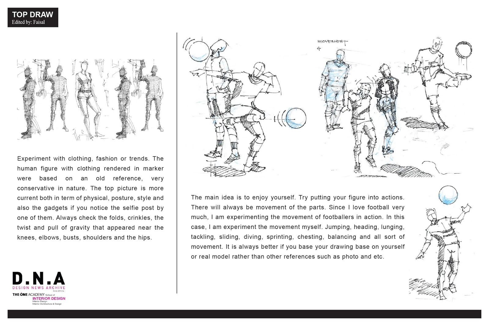 DESIGN NEWS ARCHIVE: Sketching Human Figure for Interior Architecture