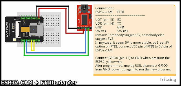 Arduino Er Program Esp32 Cam Using Ftdi Adapter