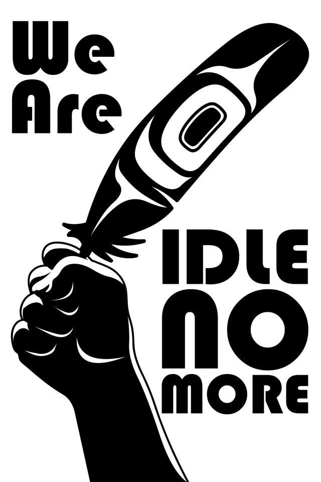White Wolf : Idle No More Art: Posters Promote A Revolution