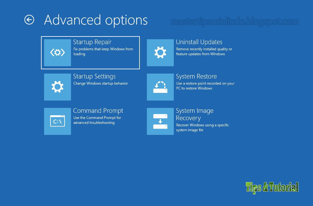 Cara Melakukan Automatic Startup Repair di Windows 10/11 ...