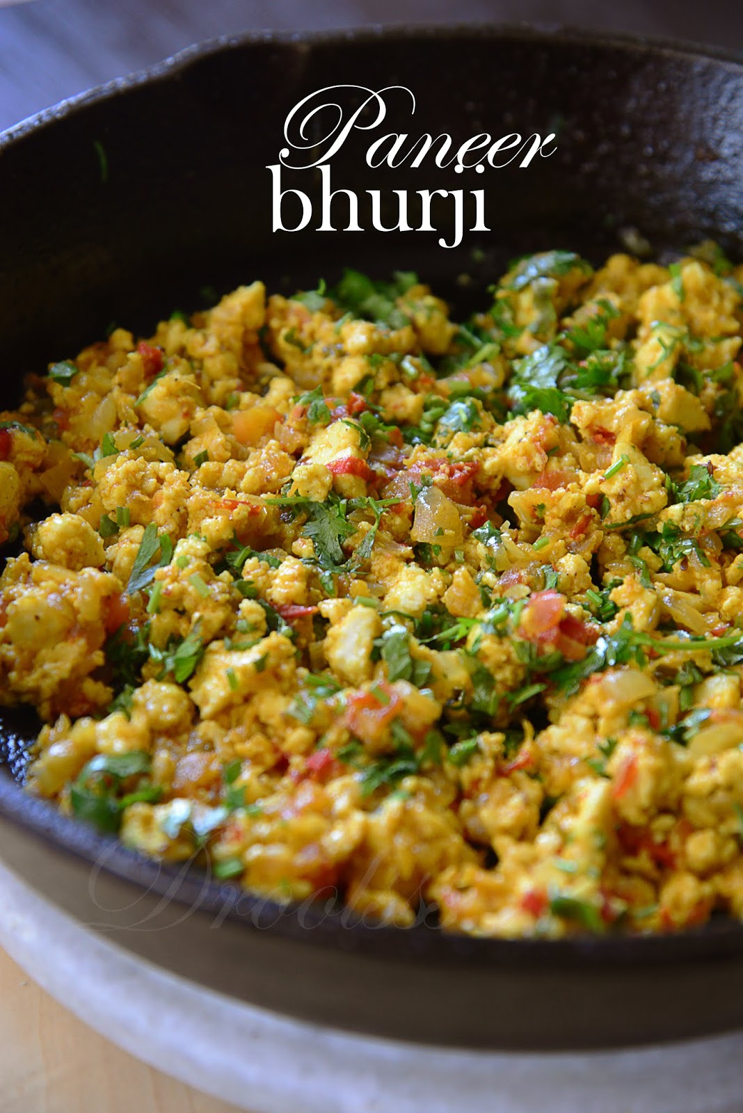 Droolsss . . .: Paneer Bhurji