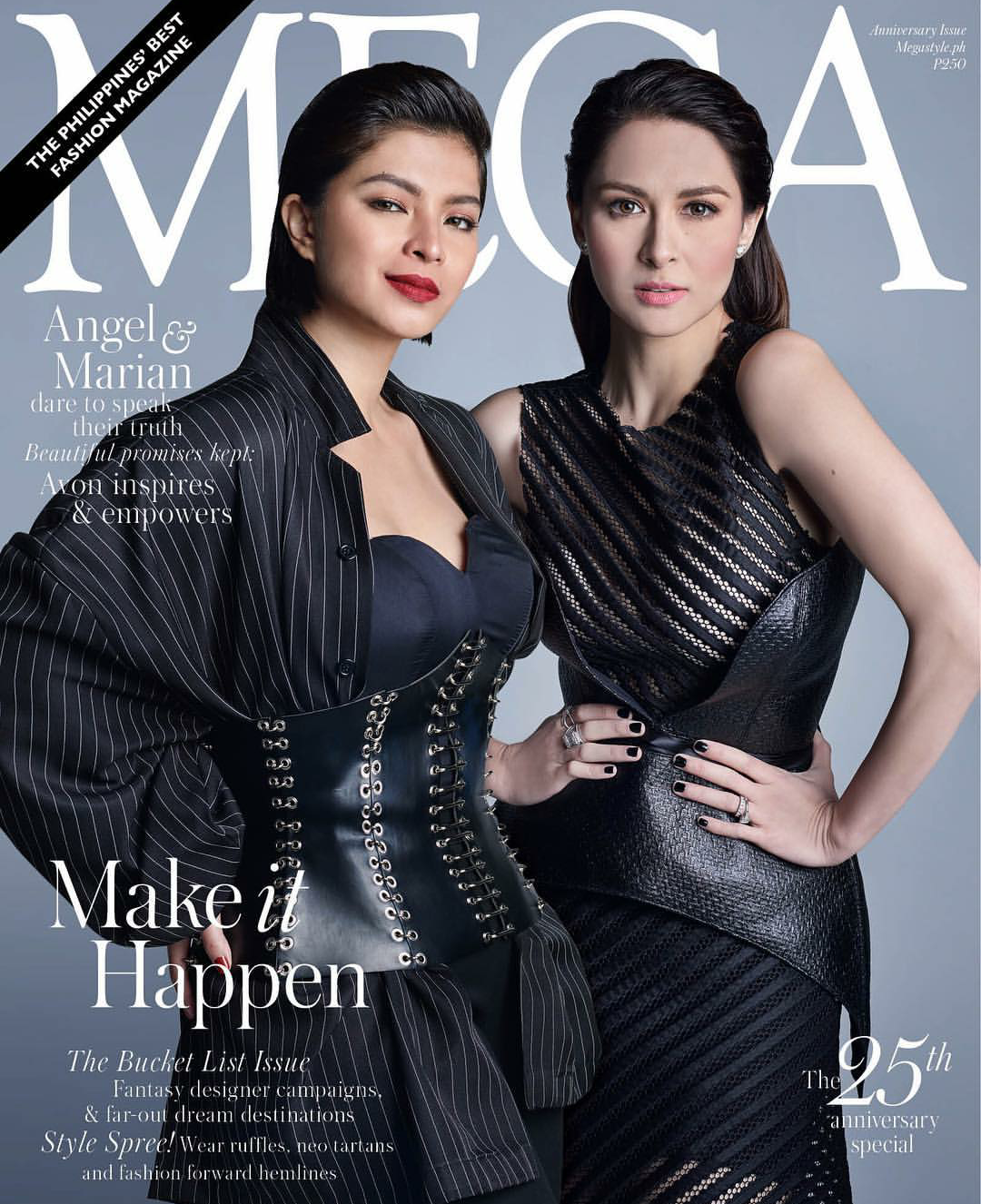 Two 'Darna': Angel Locsin and Marian Rivera together on MEGA Magazine ...