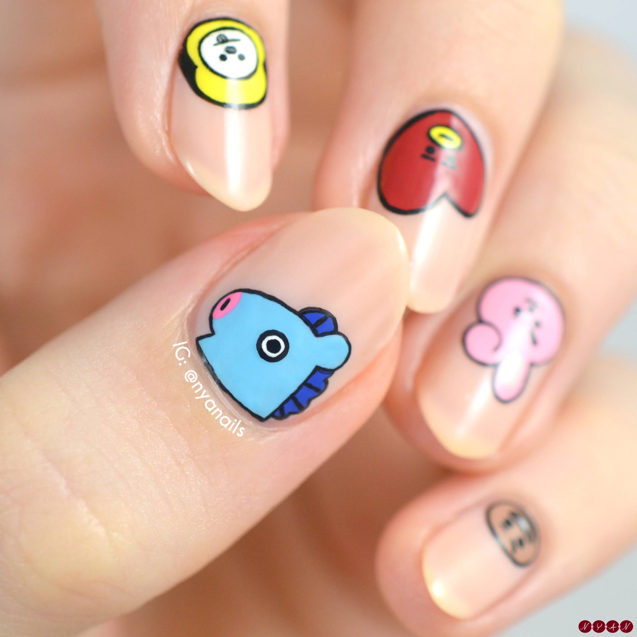 N.Y.A. Nails: BT21
