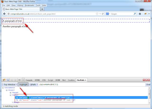 Selenium By Arun 335 Contains Xpath Function