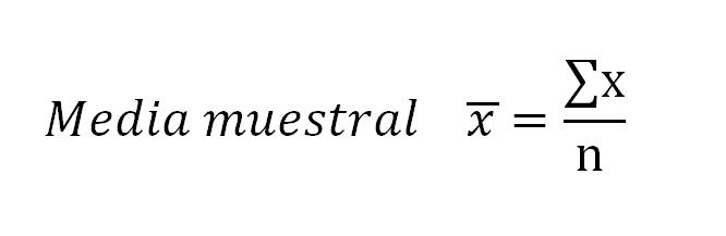 Donde ∑ x = x 1 + x 2 + x 3 +...+ x n . Si se desea hacer explicícito ...