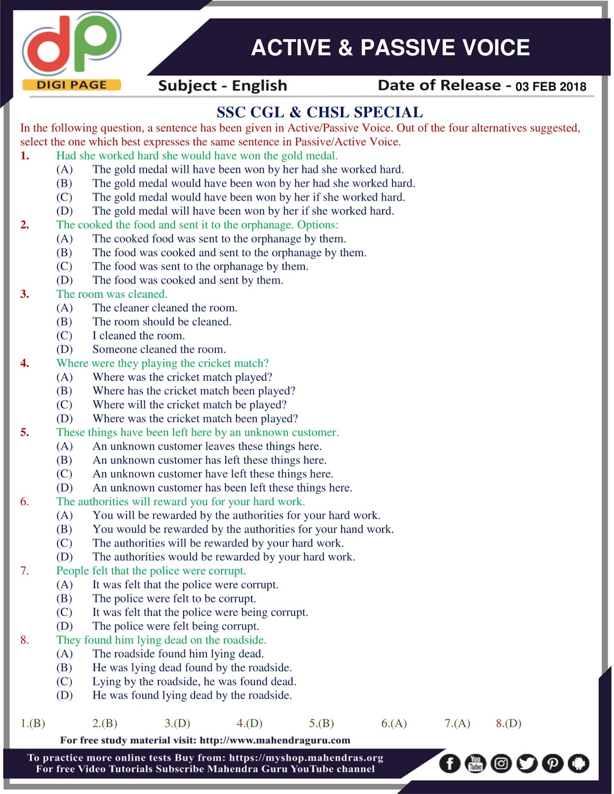 DP Active Passive Voice For SSC CHSL CGL 03 02 18 dp-active-passive-voice-for-ssc-chsl-cgl-03-02-18