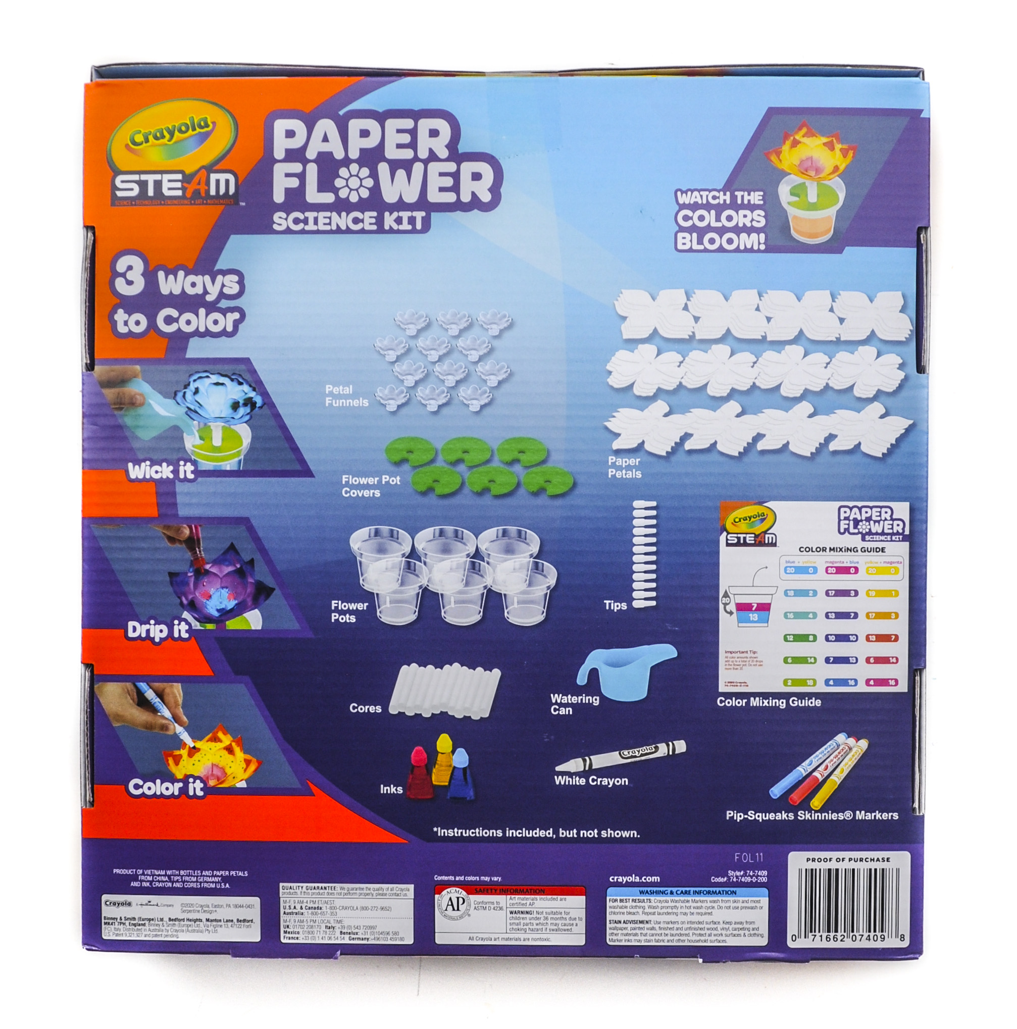 The Prettiest STEAM Activity: Crayola Paper Flower Kit | Jenny's Crayon ...