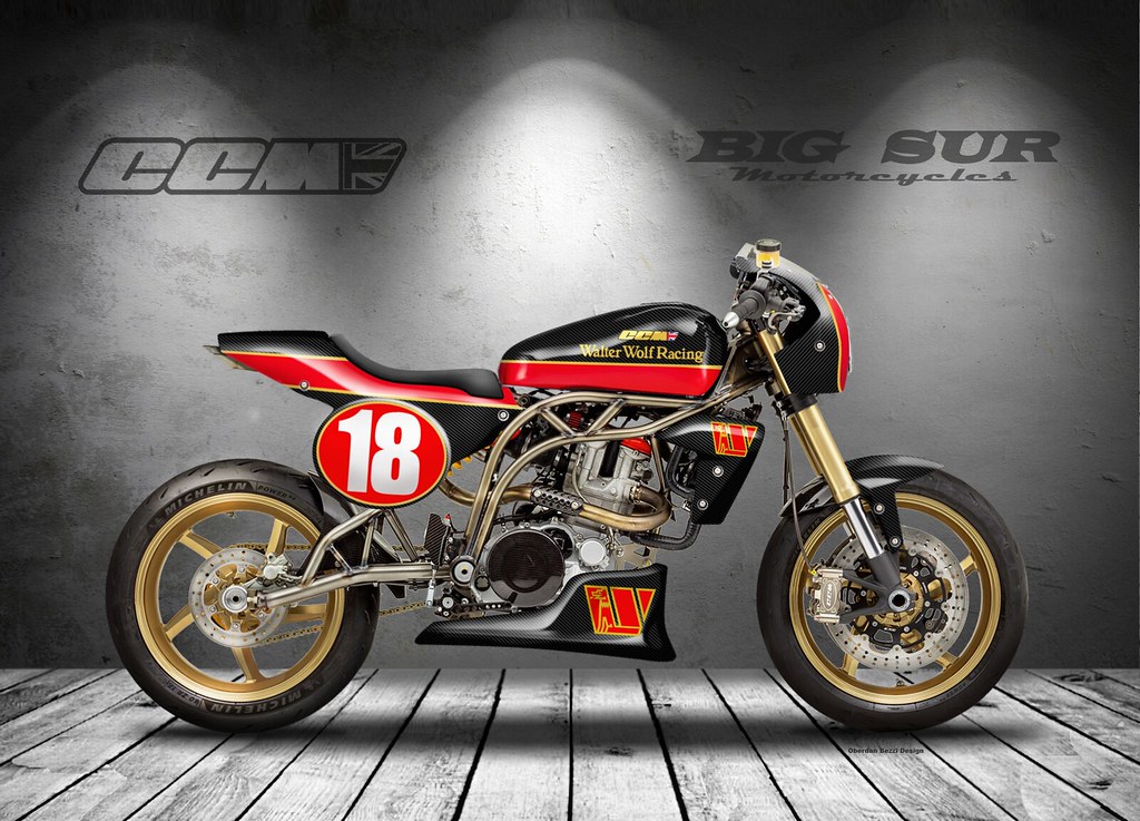 DESIGNER'S CUT Cafè Racer Projects: CCM SPITFIRE R WALTER WOLF RACING