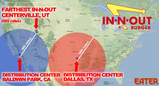 The 4 Marketeers: In-N-Out Burger: In-N-Out's Unique Distribution