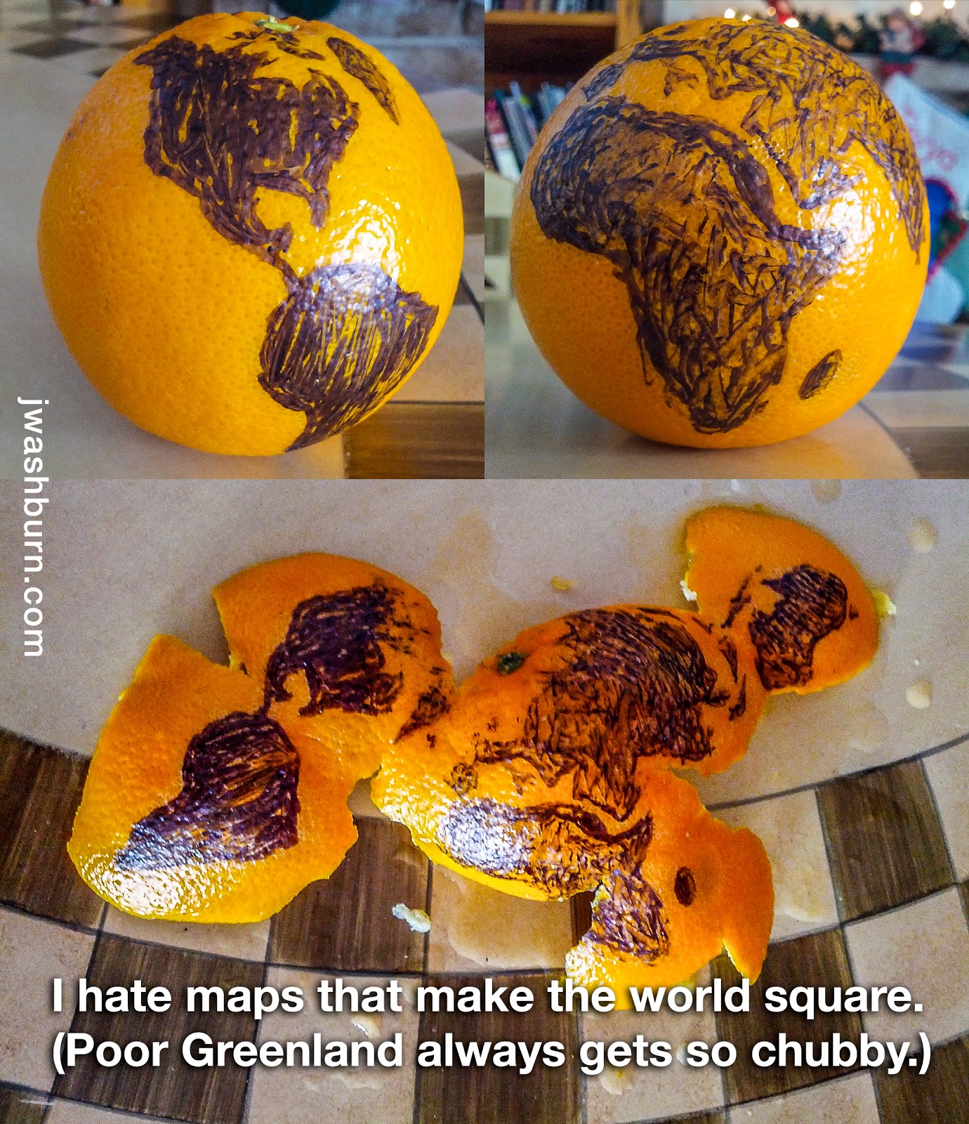 Author J Washburn: What happens when you put a round world on a flat ...