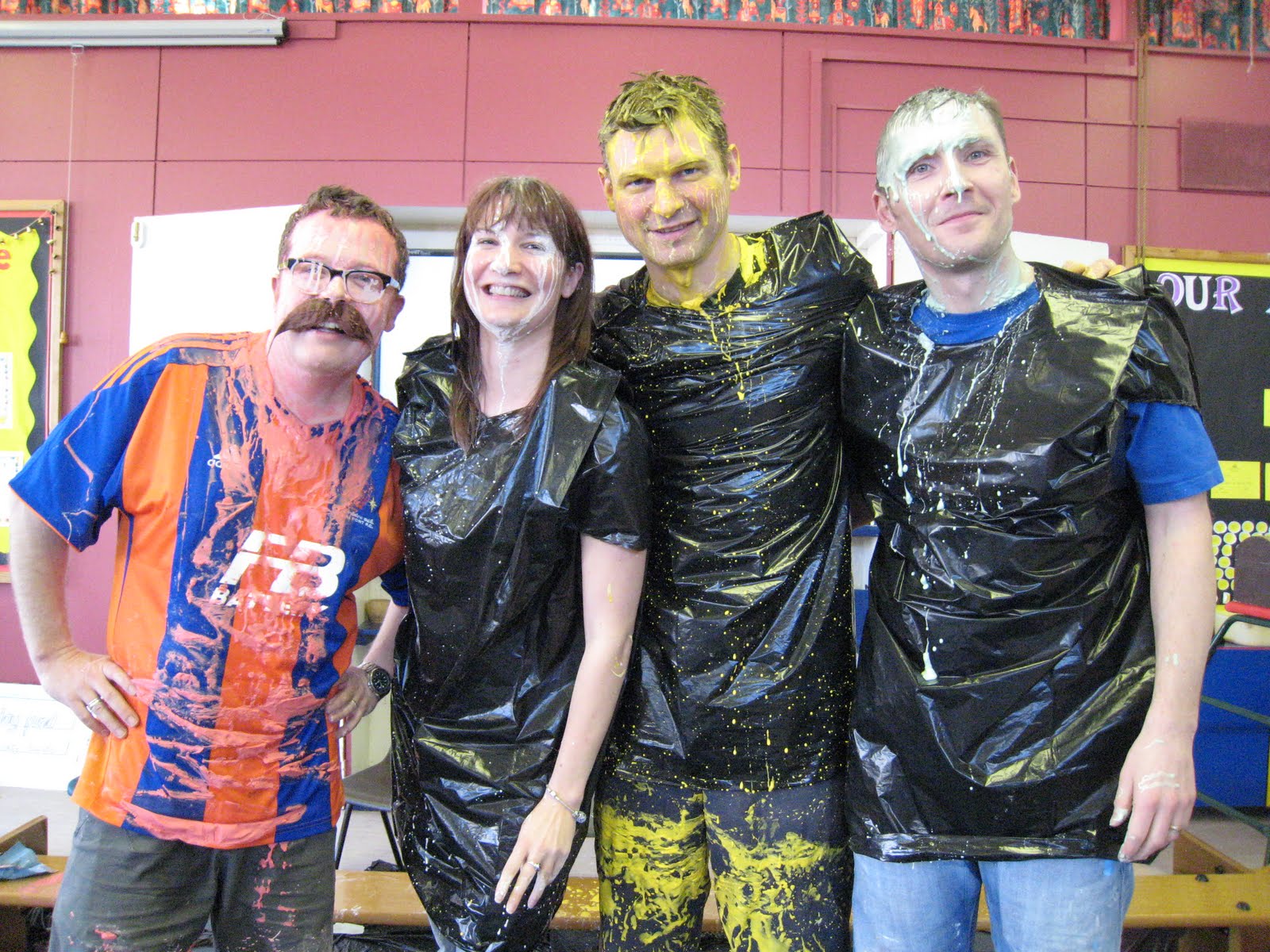 Cabot Year 3: The teachers get gunged!