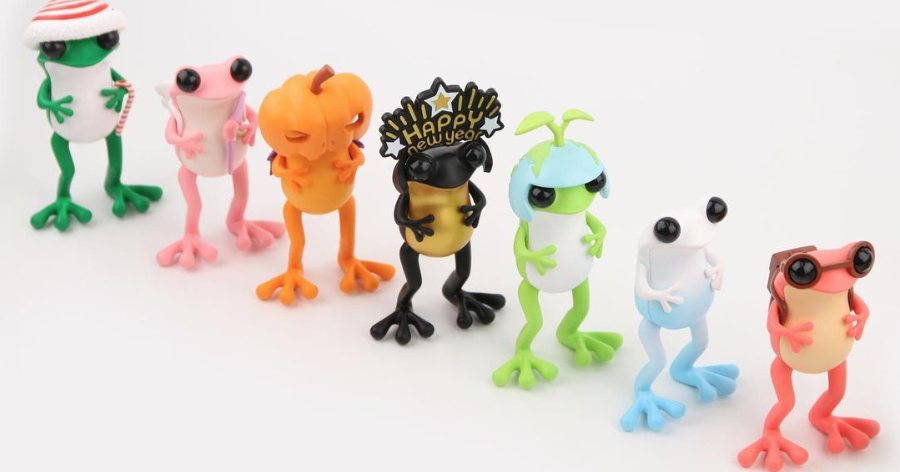 "12 MONTHS APO FROGS" Blind Box from Twelvedot X Xinghui Creations