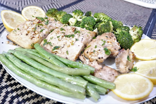 Turbo Buttered Garlic Seaking Salmon Slabs Recipe - Mommy Practicality