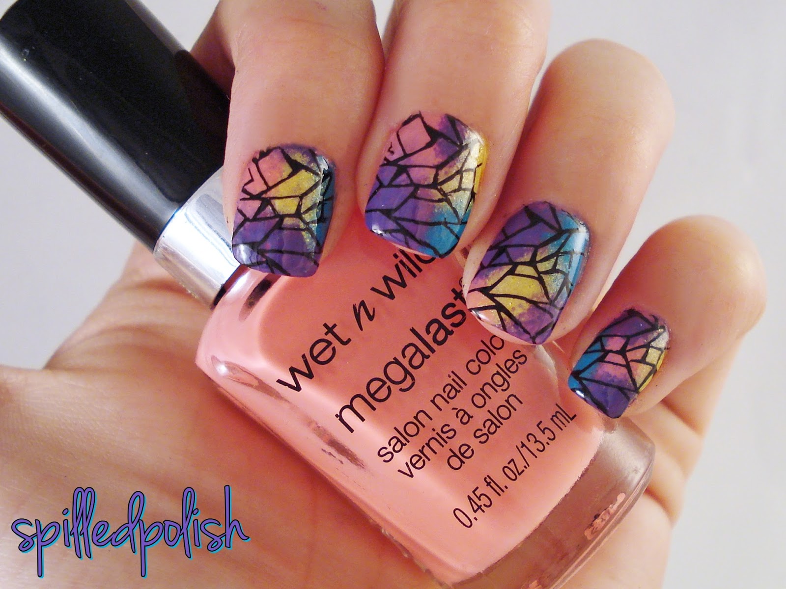 spilledpolish: Nails to match my new Sneaker Wedges!