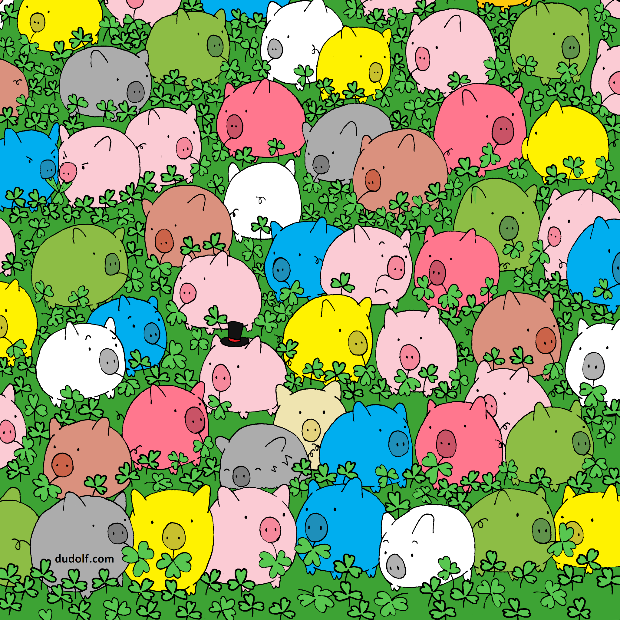 Gergely Dudás - Dudolf: Can You find a FOUR-LEAF CLOVER?