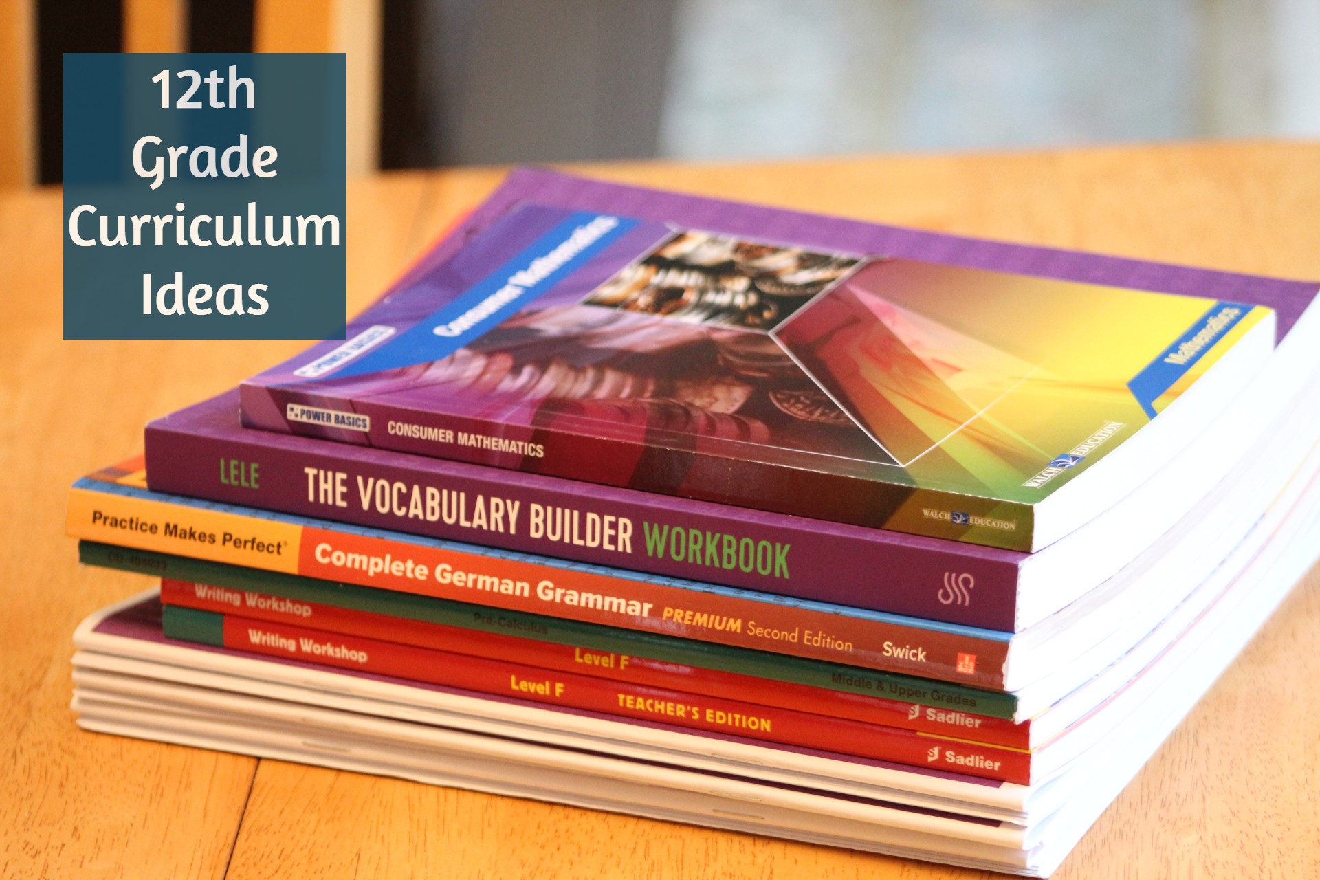 Ian's 12th Grade Curriculum