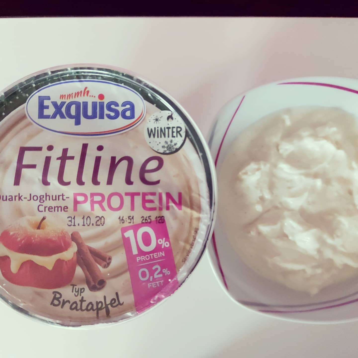 Rosa Wölkchen: Exquisa Fitline Protein Quark-Joghurt-Cremes ...