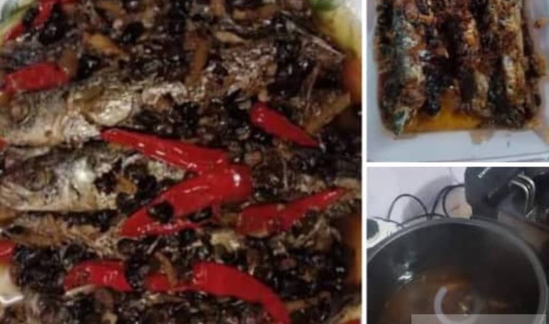 HOMEMADE IKAN TAUSI @ IKAN MASAK KACANG ITAM PRESSURE COOKER