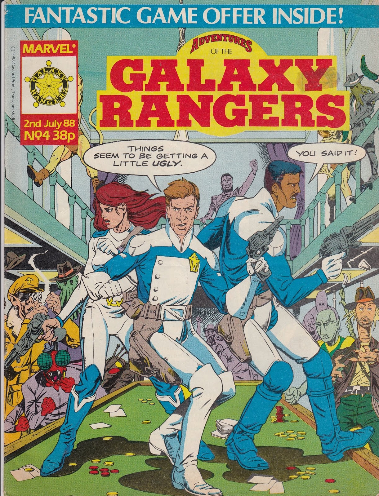 Boys Adventure Comics: Marvel UK's 'Adventures of the Galaxy Rangers'