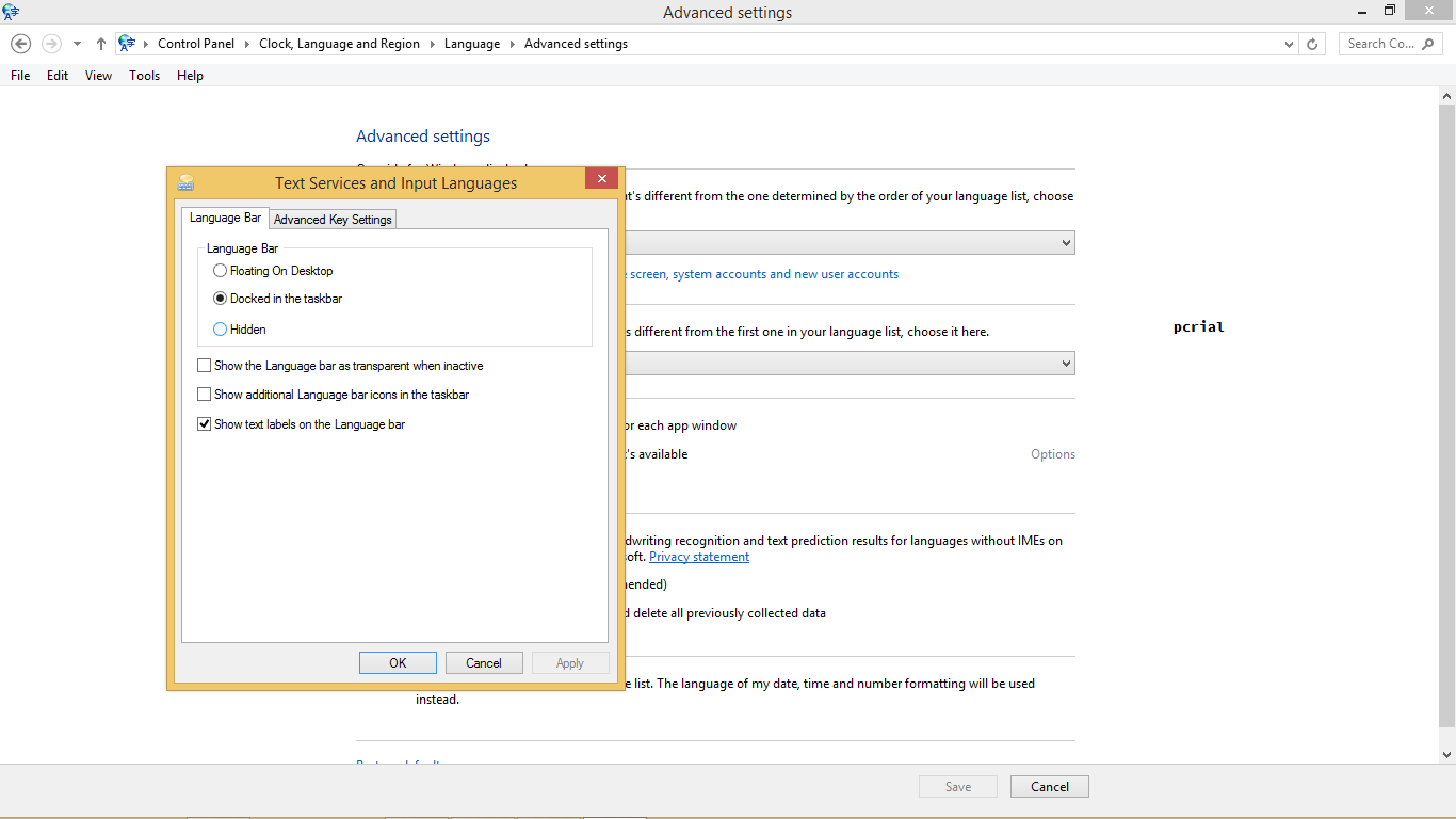 Cara menampilkan language bar windows aka Pilihan Bahasa - Tutorial ...