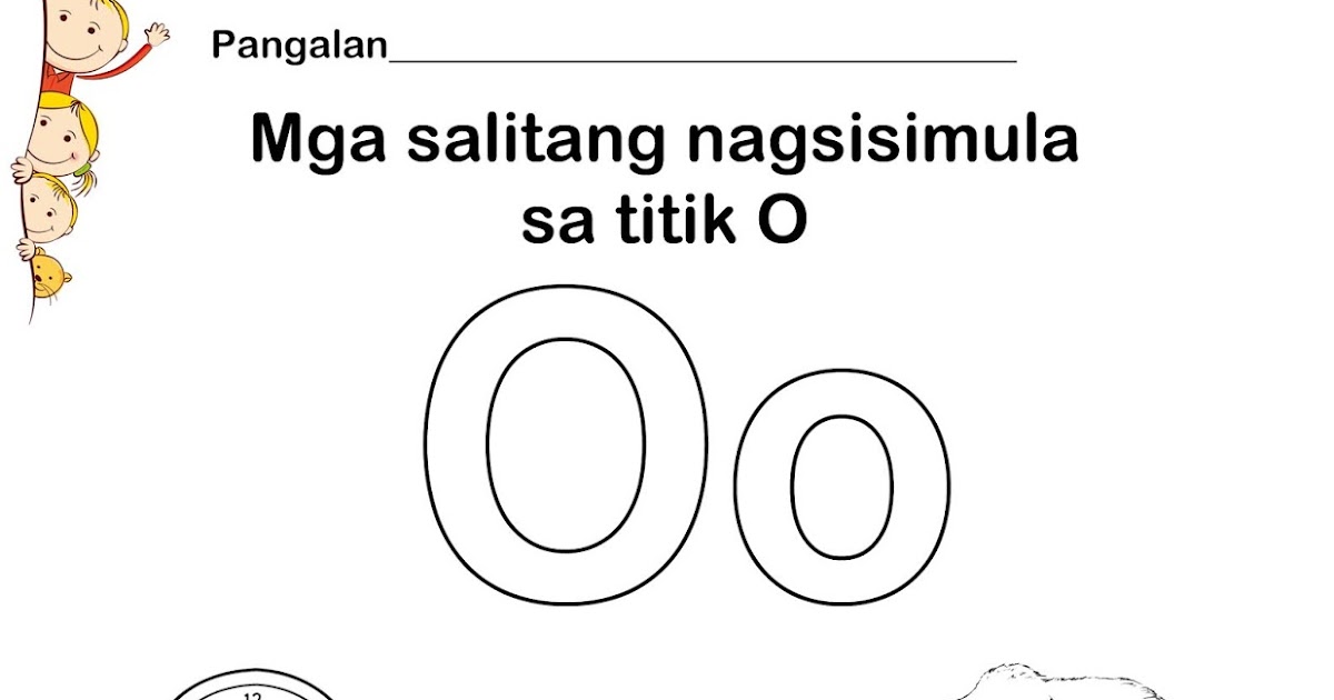 isangmakatangpinay: Mga Salitang Nagsisimula sa Titik O
