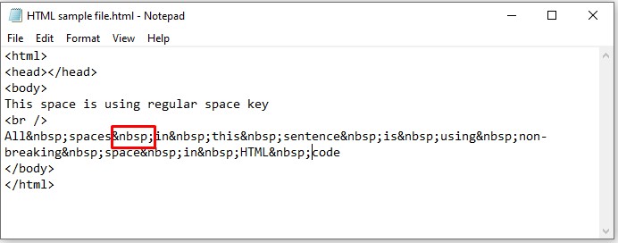 What Is Space In HTML Code what-is-space-in-html-code