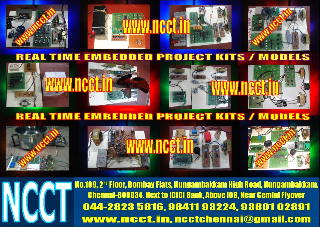 NCCT - PROJECT IMAGE GALLERY: Embedded Hardware Project Kits, Electrical Kits, Diploma Project ...