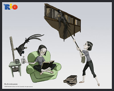 Living Lines Library: Rio (2011) - Character Design