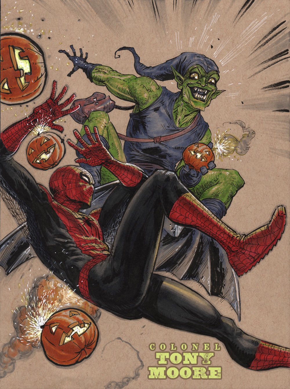 The Dork Review: Rob's Room: Colonel Tony Moore Artwork