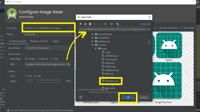 How to Change The Launcher Logo of An App in Android Studio