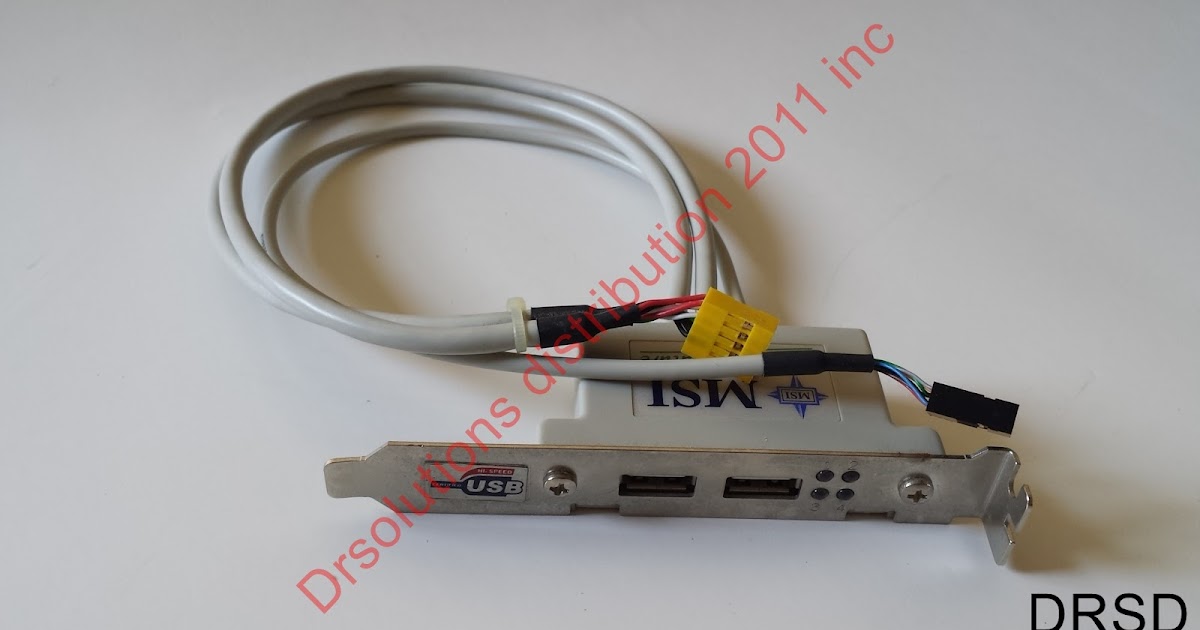 Drsolutions-distribution : MSI 2 Port USB 2.0 Rear Panel Expansion ...
