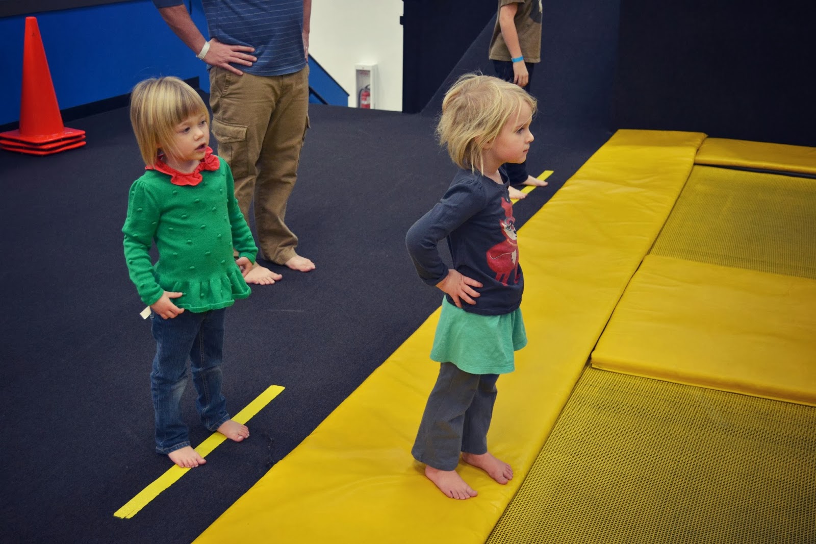 There was a lot of jumping. Literally. We visited this fun new (to us ...