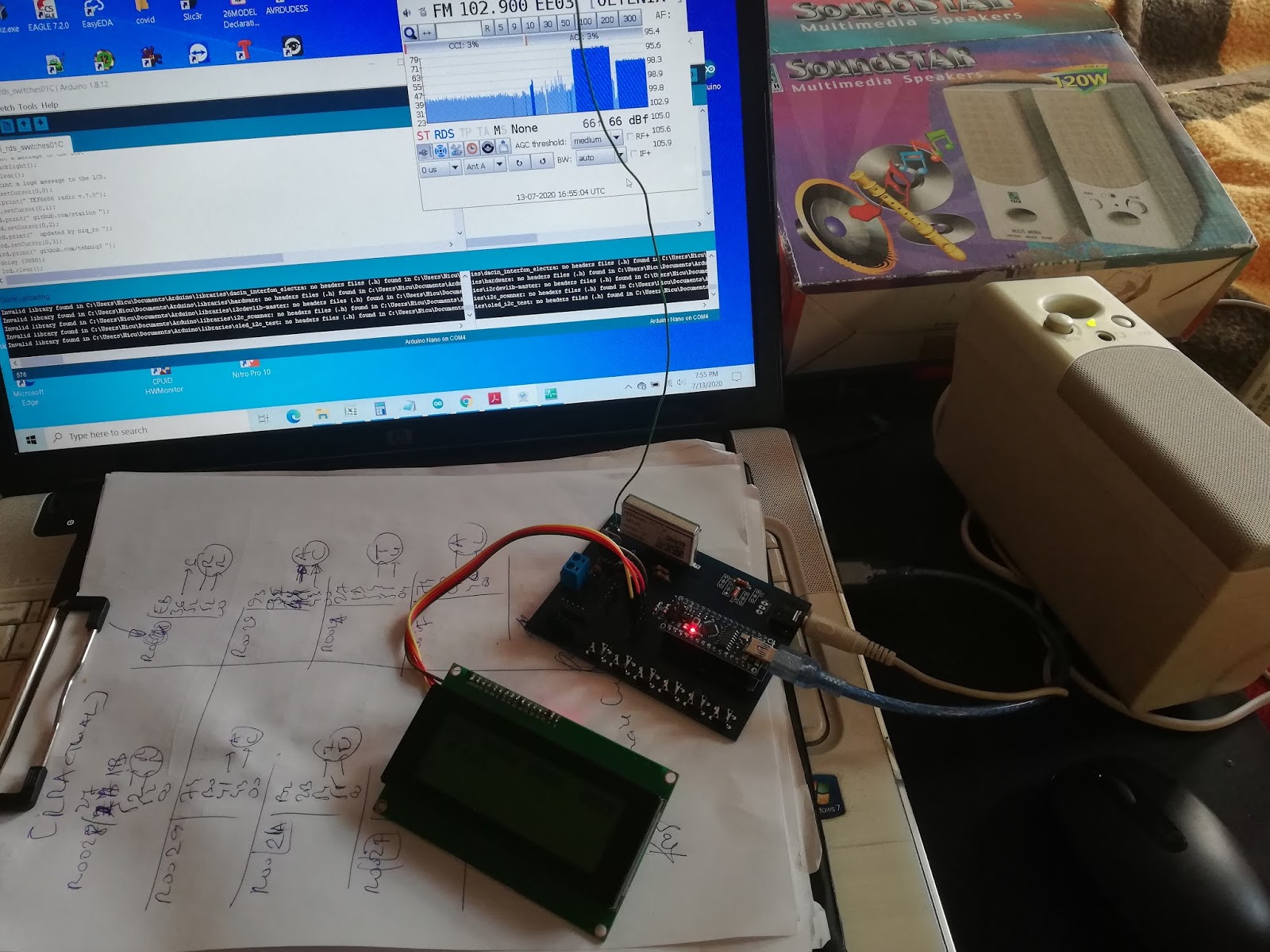 Nicu FLORICA (niq_ro): Radio FM (RDS) cu TEF6686 si Arduino Nano (Uno)