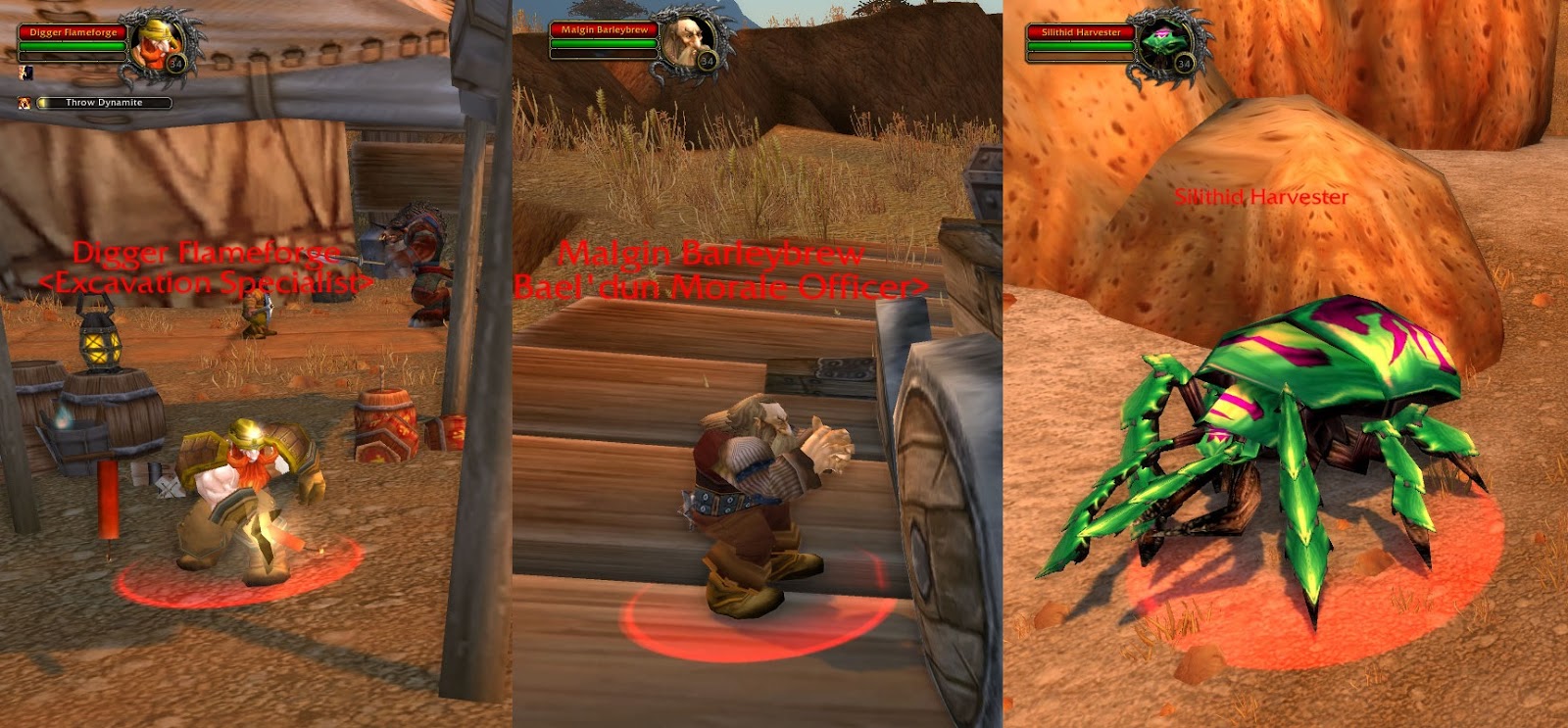 WoW Rare Spawns: Southern Barrens Rare Spawns