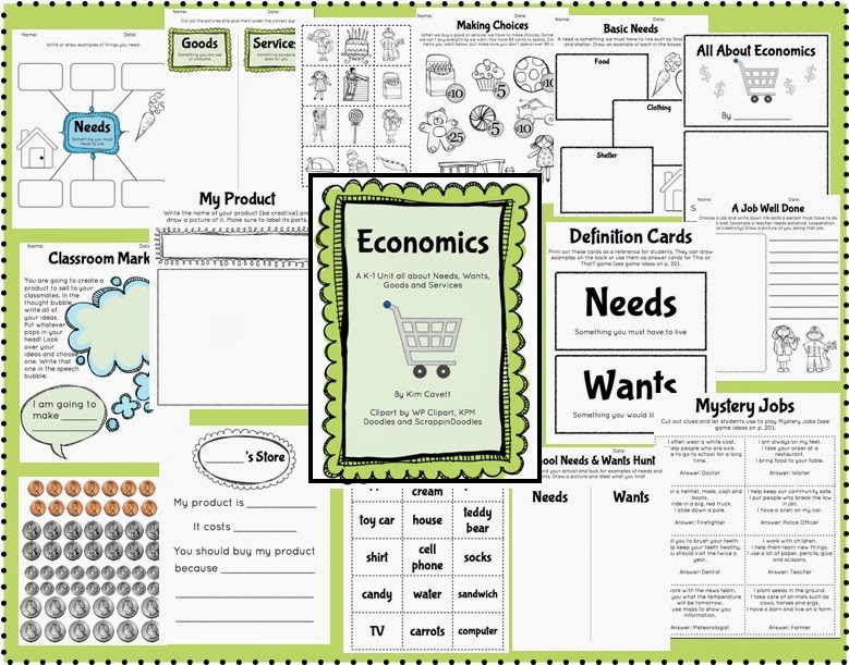 The Adventures of a K/1 Teacher: Economics Fun