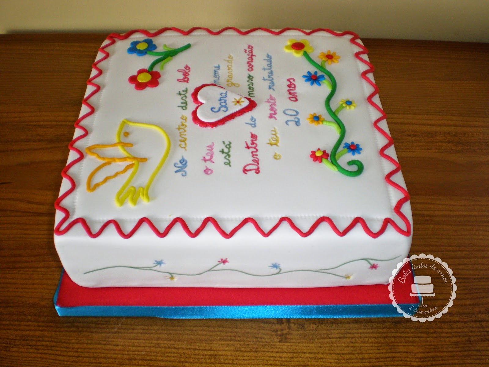 Bolos lindos de comer: Bolo lenço dos namorados / Sweetheart ...