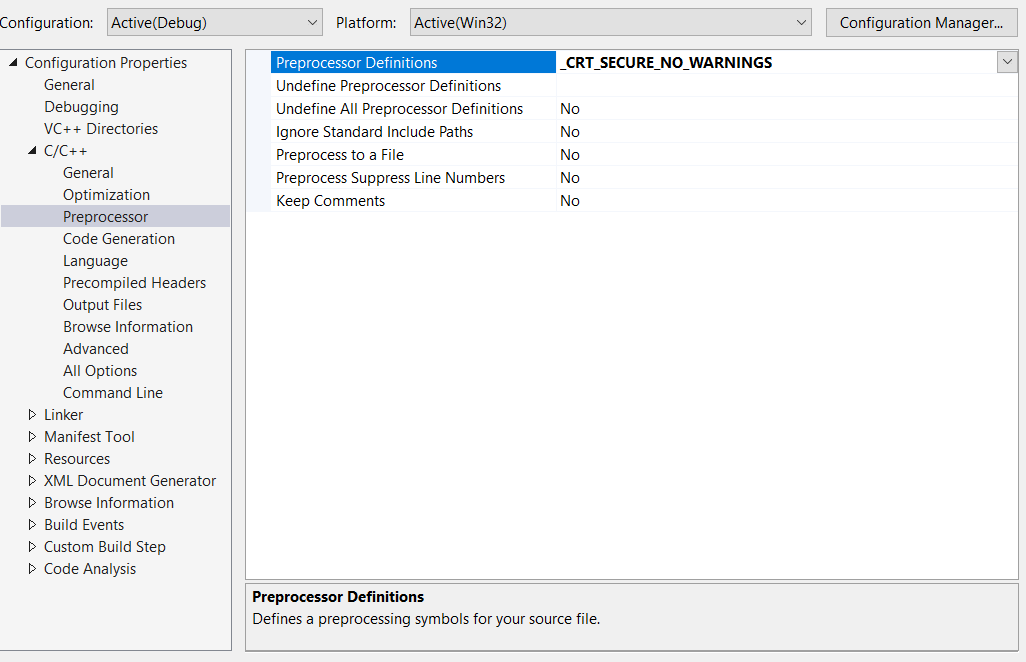 C++ Fix lỗi _CRT_SECURE_NO_WARNINGS ~ Mãi mãi tuổi 20
