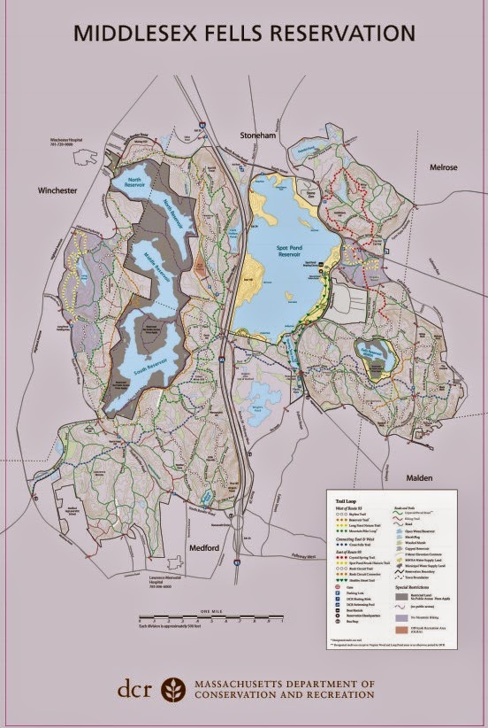 Middlesex Fells Reservation: Primer Hiking 2015